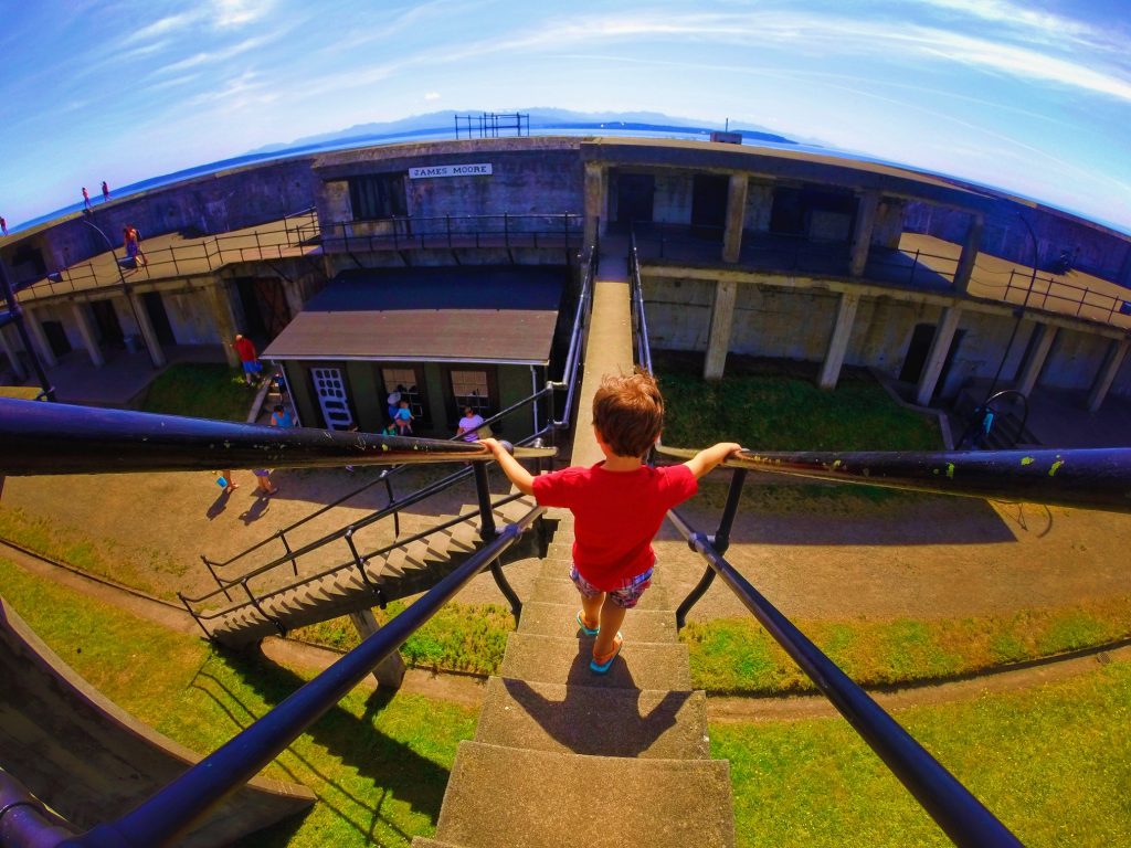 A visit to Fort Casey on Whidbey Island - perfect PNW