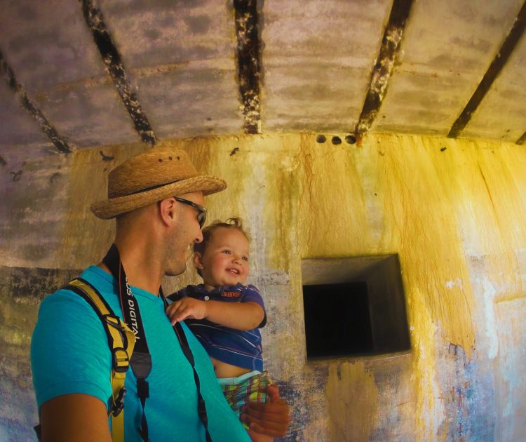 Rob Taylor and TinyMan at bunkers at Fort Casey Whidbey Island 2 ...