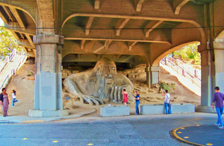 Troll under the bridge Fremont Seattle 1 - 2TravelDads