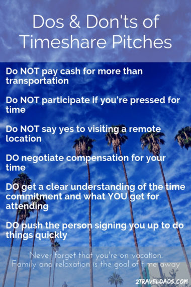 How to avoid/navigate a Timeshare Presentation in Mexico