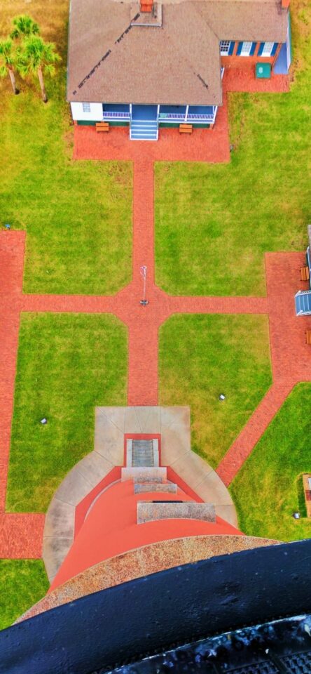 View from top of Ponce Inlet Lighthouse Daytona Beach - 2TravelDads